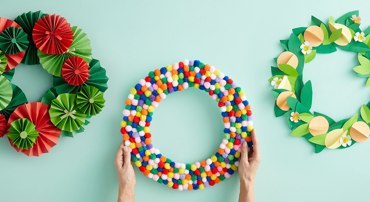 Learning to Make a Christmas Wreath
