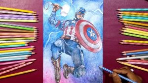 How to Draw Captain America: Just Another Kid From Brooklyn - Abirpothi
