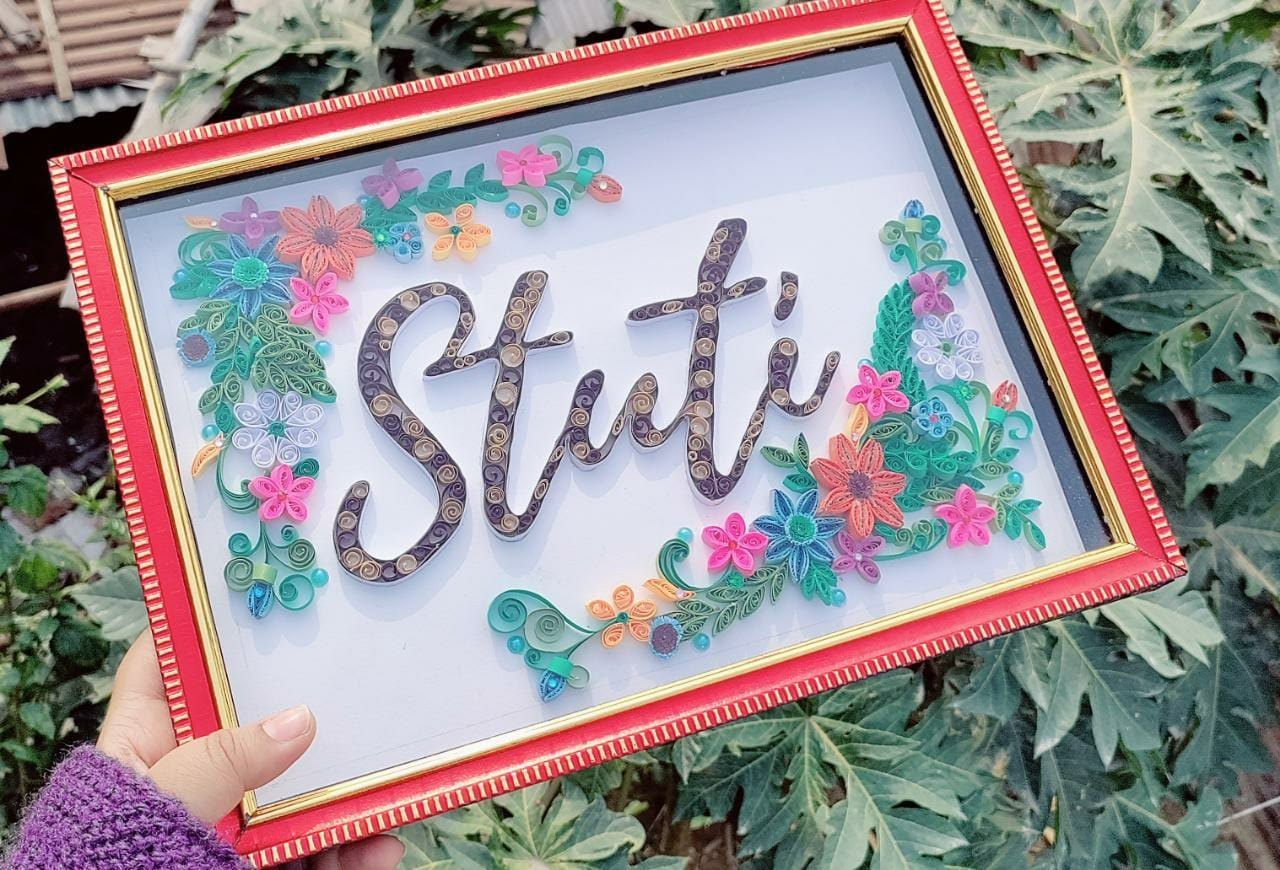 Round And Round We Go with Easy Paper Quilling Art - Abirpothi