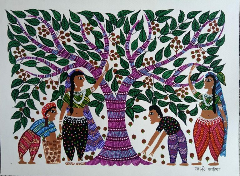 23 Famous Folk Paintings of India - Abirpothi