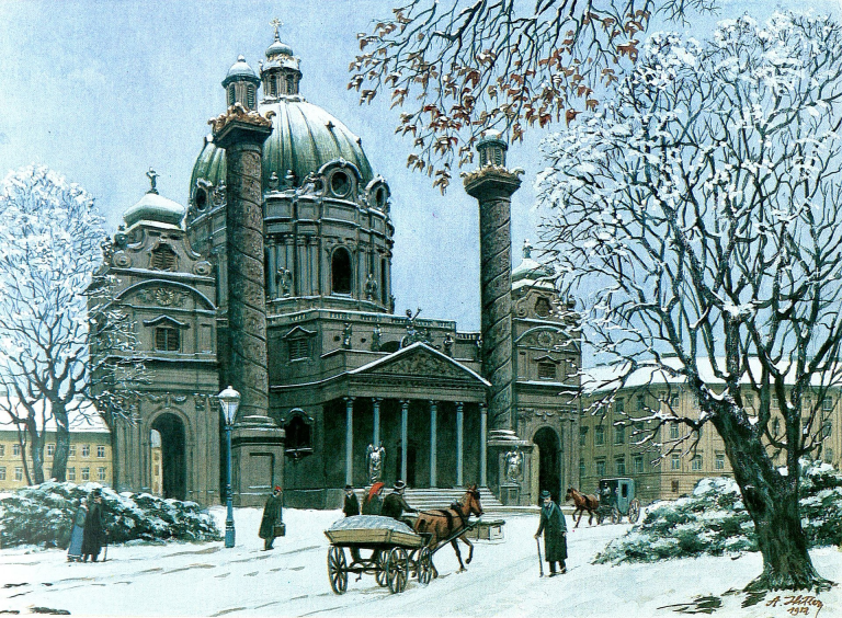 15 Most Famous Paintings By Adolf Hitler - Abirpothi