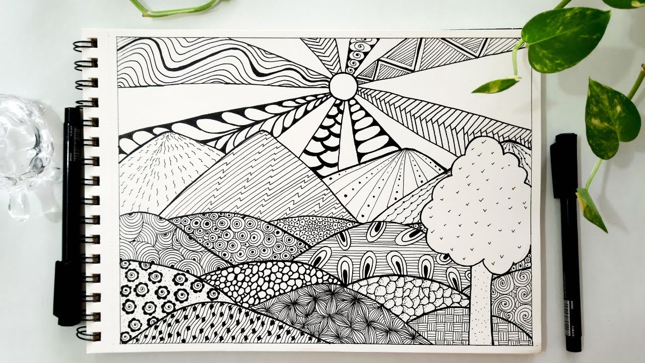 Bored? Draw Yourself With Easy Doodle Art Ideas - Abirpothi