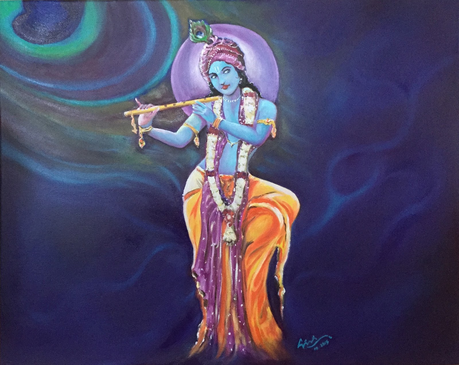 12 Beautiful Paintings of Lord Krishna You Must See! - Abirpothi