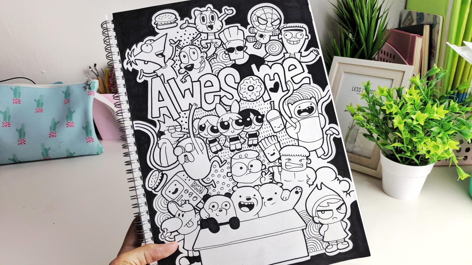 Bored? Draw Yourself With Easy Doodle Art Ideas - Abirpothi