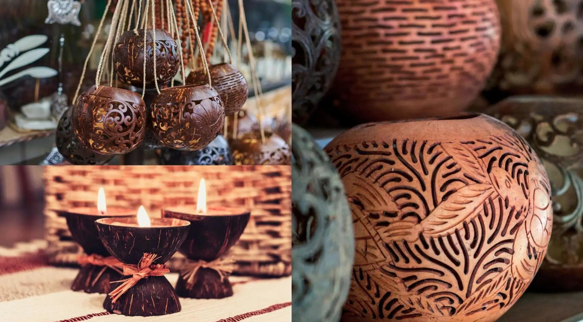 DIY Coconut Shell Art Ideas To Try - Abirpothi
