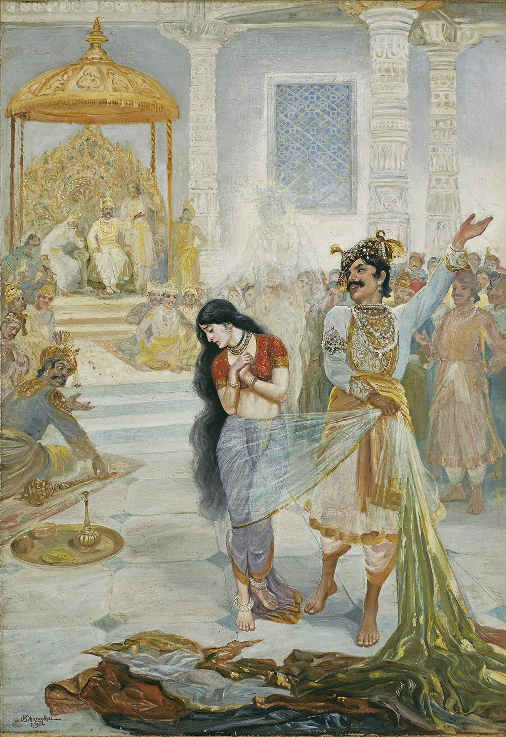 Draupadi as Drawn by 9 Famous Artists - Abirpothi