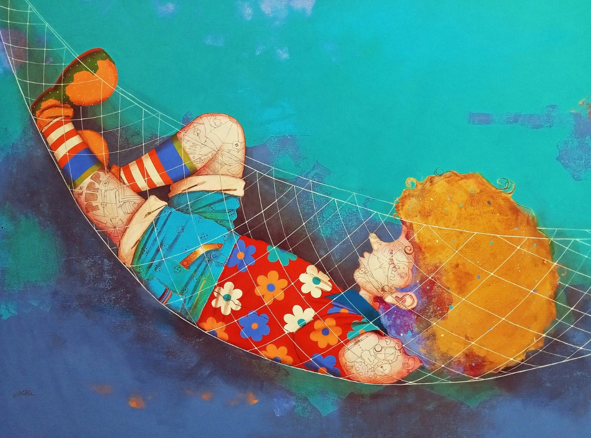 Shiv Kumar Soni Mischievous Paintings on Childhood Nostalgia