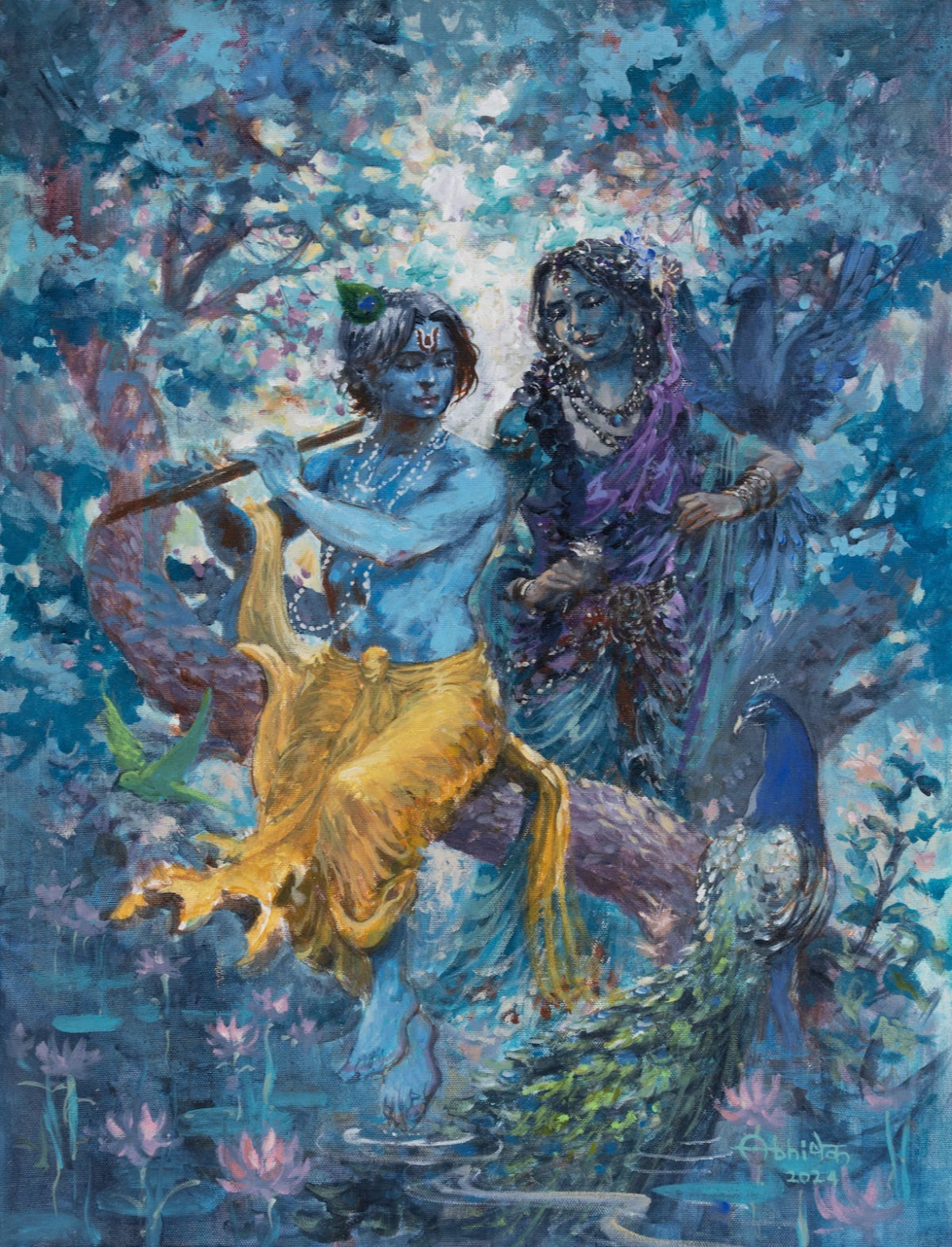 Abhishek Singh Explores the Artist in the show at Ojas Art