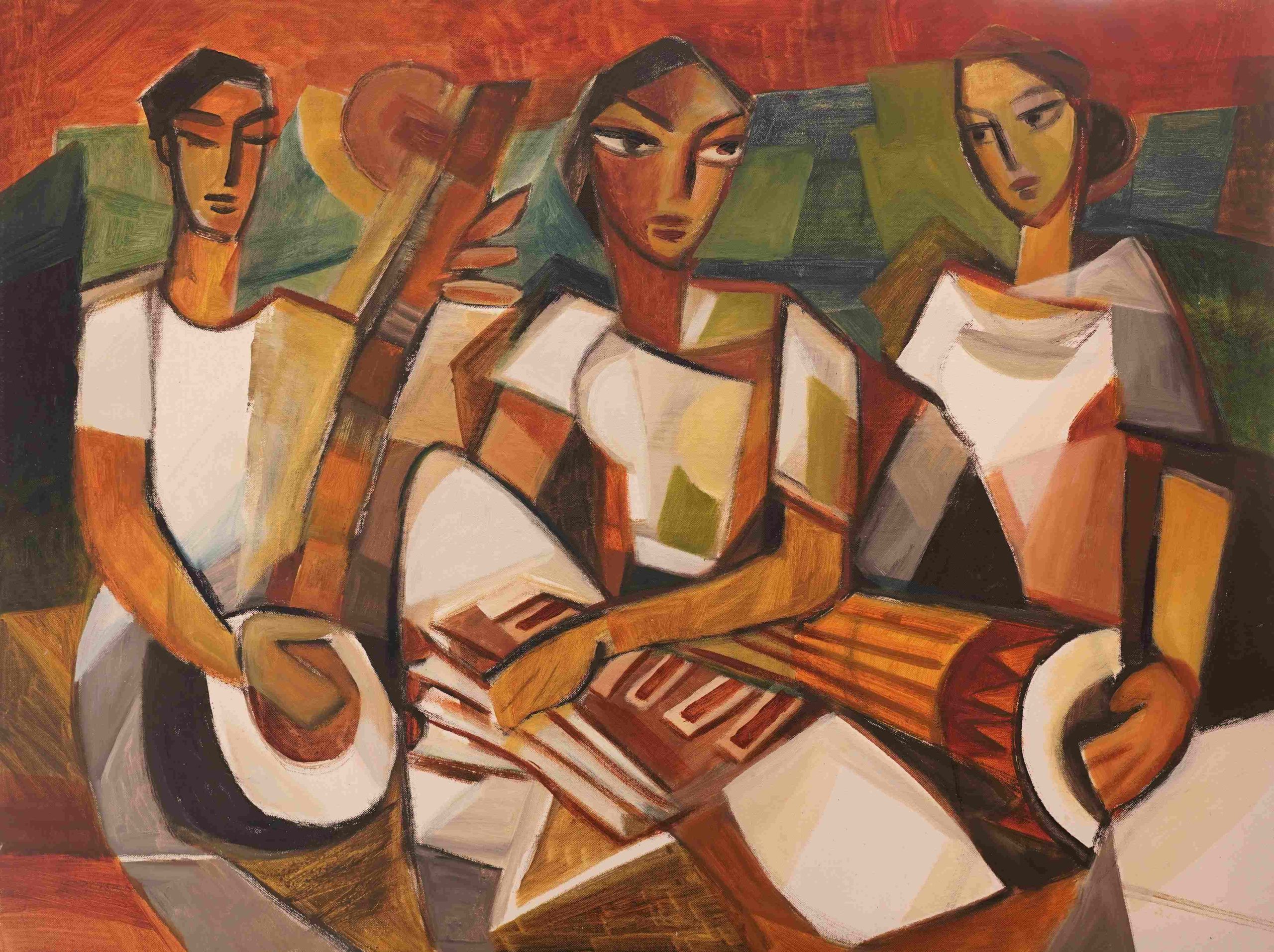 Raja Segar's First Delhi Solo Exhibition Opens at Bikaner House - Abirpothi